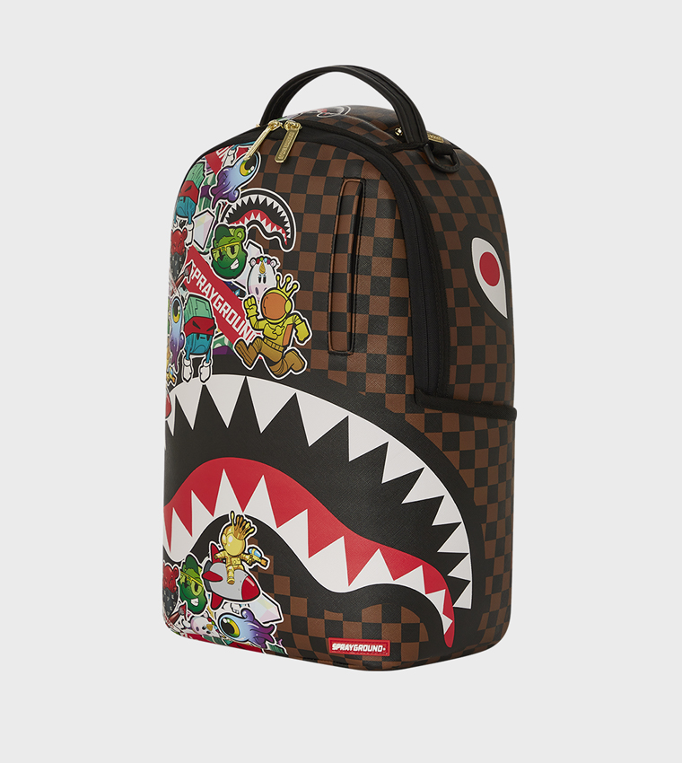 Buy Sprayground Sharks In Stickers Print DLXSV Backpack In Multiple ...