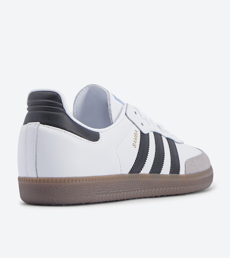 Buy Adidas Originals Samba OG Lace Up Sneakers White B75806 In White ...