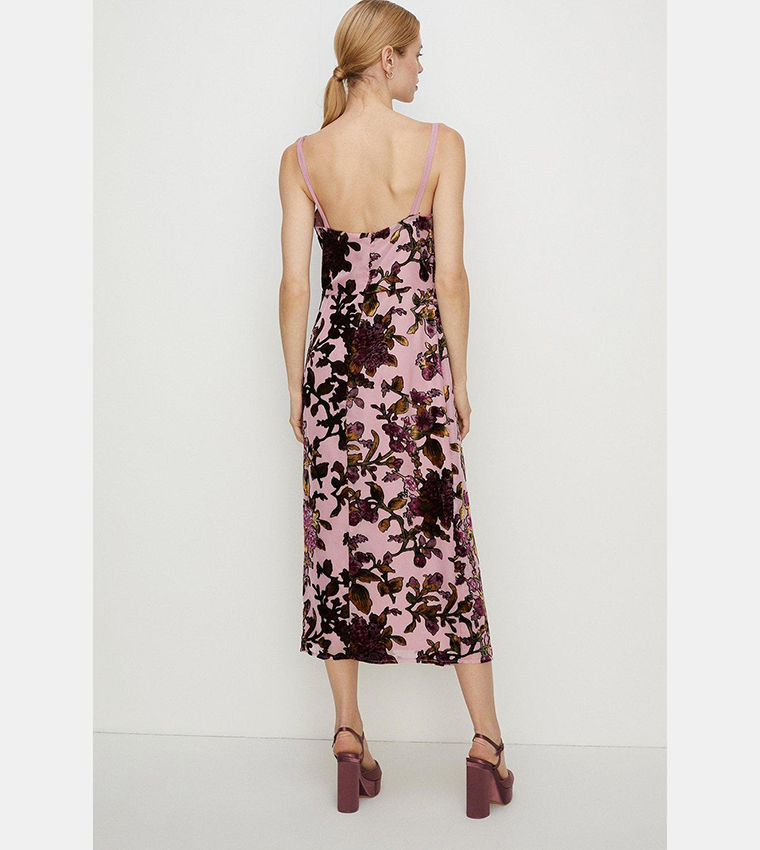 Buy Oasis Devore Cami Cowl Neck Midi Dress In Multiple Colors ...