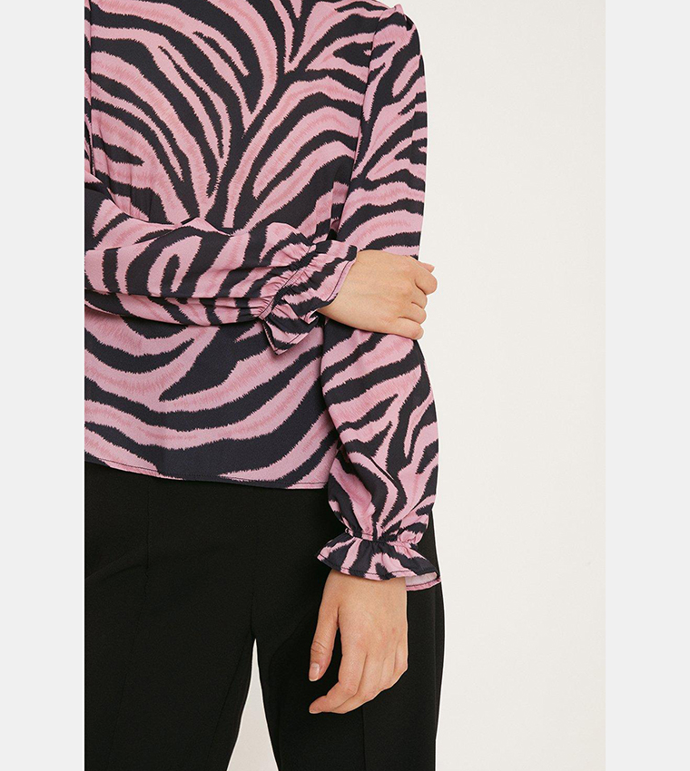 Buy Oasis Pink Zebra Tea Top In Multiple Colors | 6thStreet Saudi Arabia