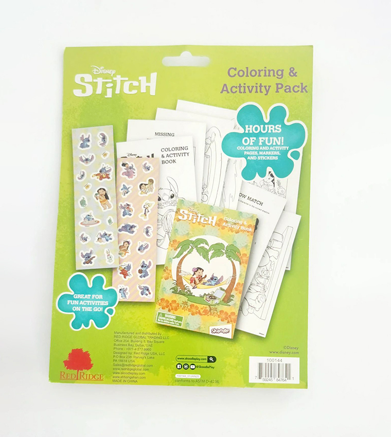 Buy BABIES & MORE Stitch Coloring & Activity Set With Markers In ...