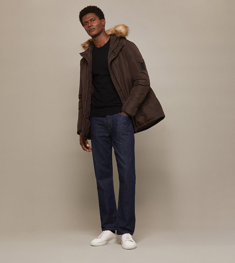 Buy Burton Smart Hooded Heavyweight Parka Jacket In Brown | 6thStreet ...