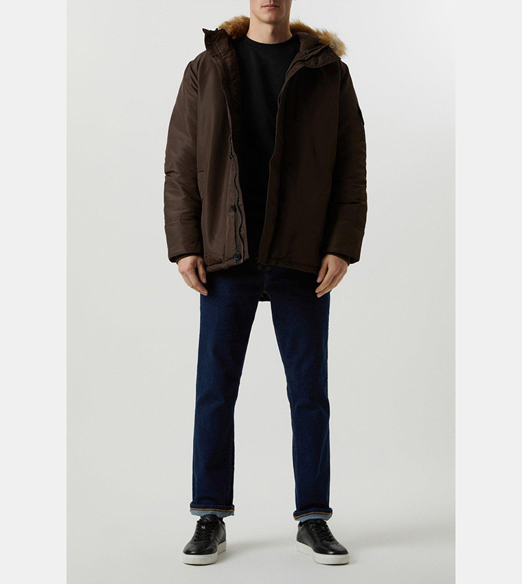 Buy Burton Smart Hooded Heavyweight Parka Jacket In Brown | 6thStreet Oman
