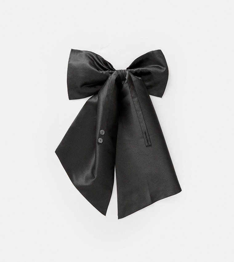 Buy Coast Structured Twill Waist Bow In Black | 6thStreet Saudi Arabia