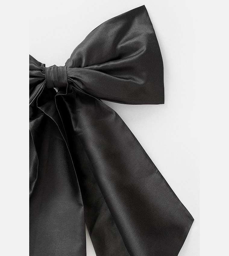 Buy Coast Structured Twill Waist Bow In Black | 6thStreet Saudi Arabia
