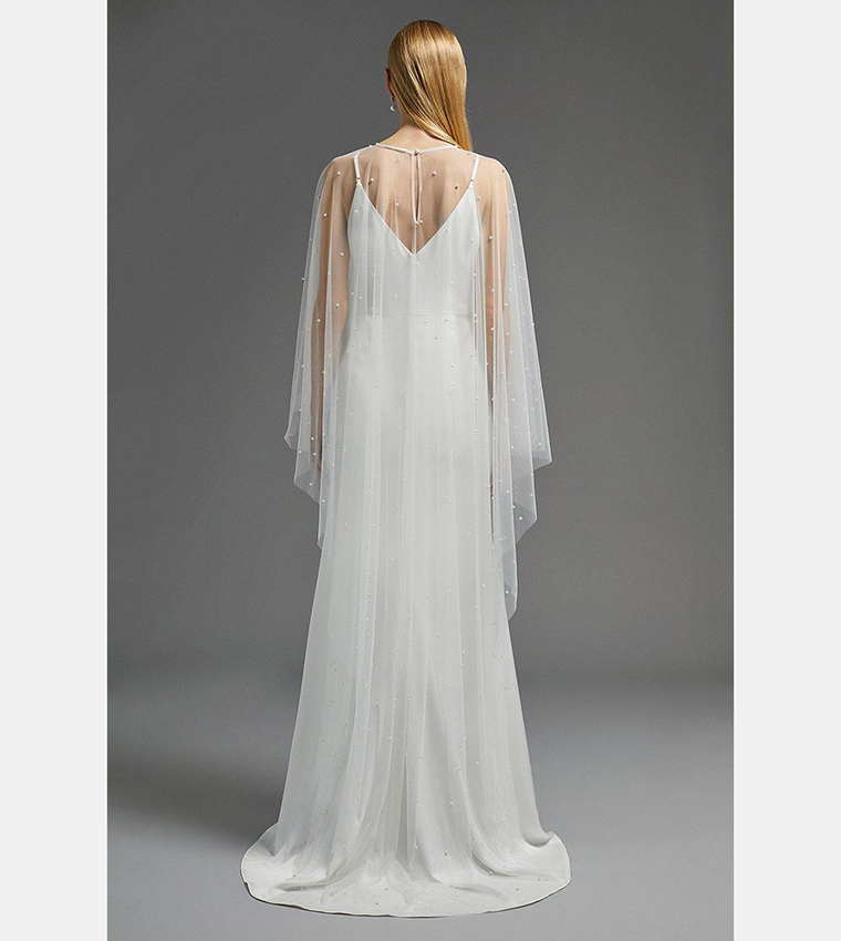 Buy Coast Pearl High Low Cape In Ivory | 6thStreet Kuwait
