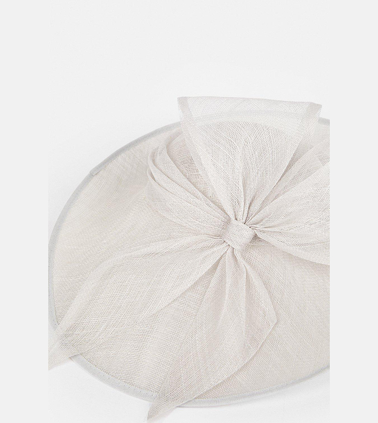 Buy Coast Lisa Tan Oversized Bow Wide Brim Hat In PALE GREY | 6thStreet ...