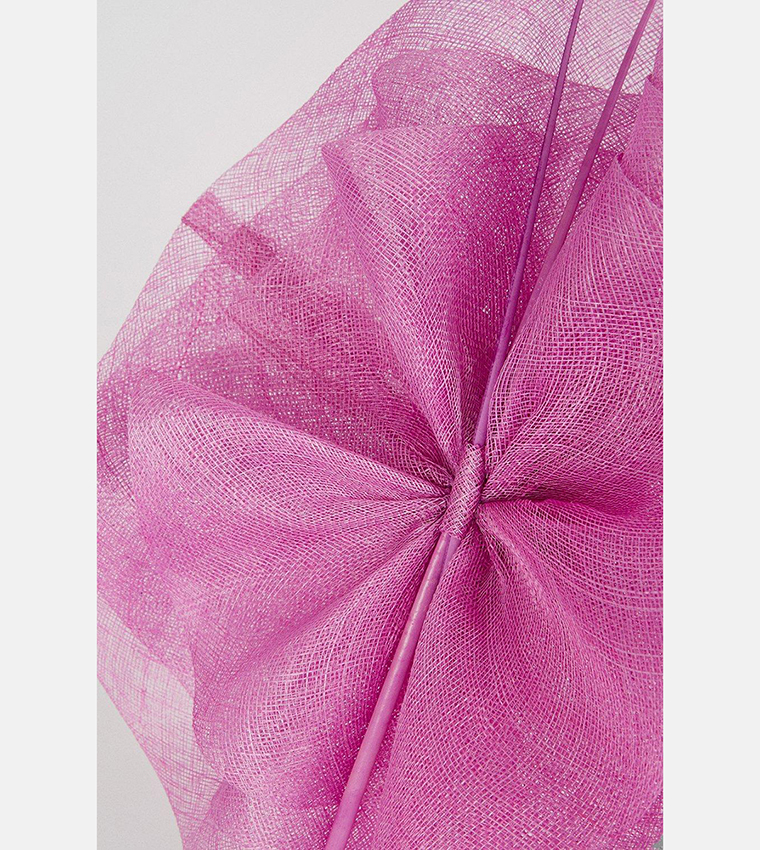Buy Coast Lisa Tan Ruffle Layered Fascinator With Quills In Lilac ...