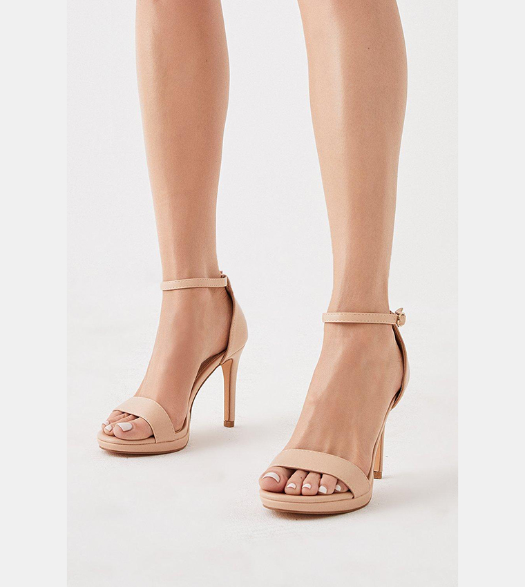 Buy Coast Talia Platform Heel Sandals In Blush | 6thStreet UAE