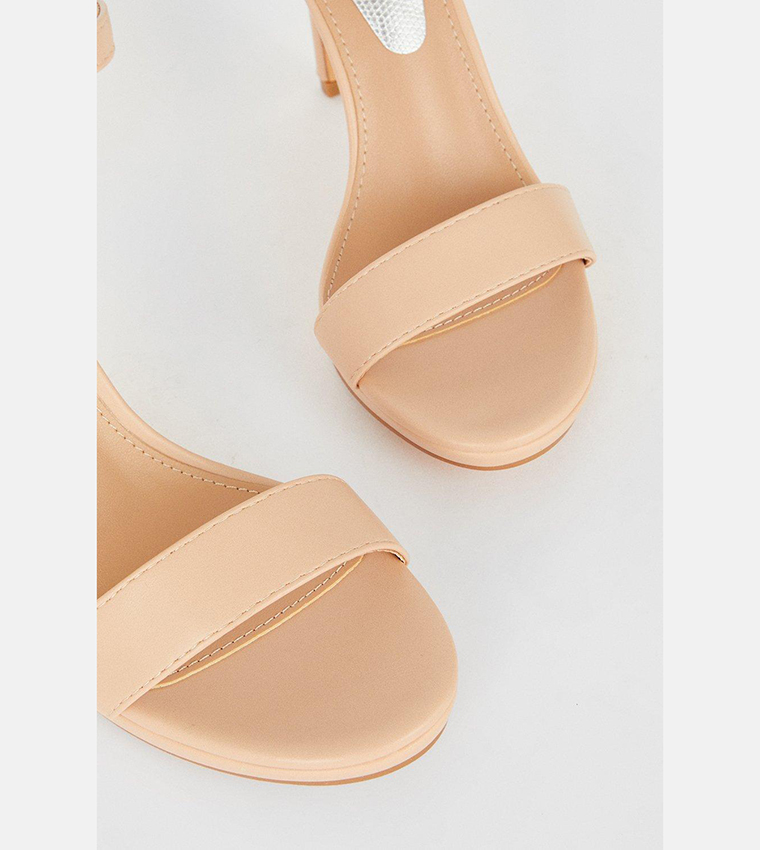 Buy Coast Talia Platform Heel Sandals In Blush | 6thStreet UAE