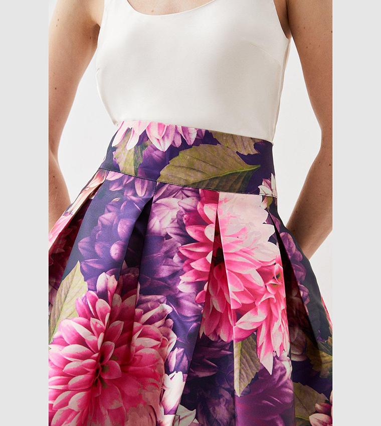 Buy Karen Millen Exploding Floral Prom Maxi Skirt In Multiple Colors ...
