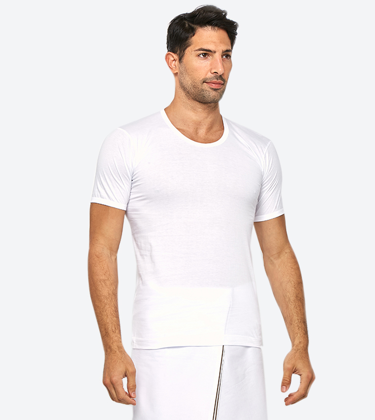 Buy Mignas Black Arabic Faneela White In White | 6thStreet UAE