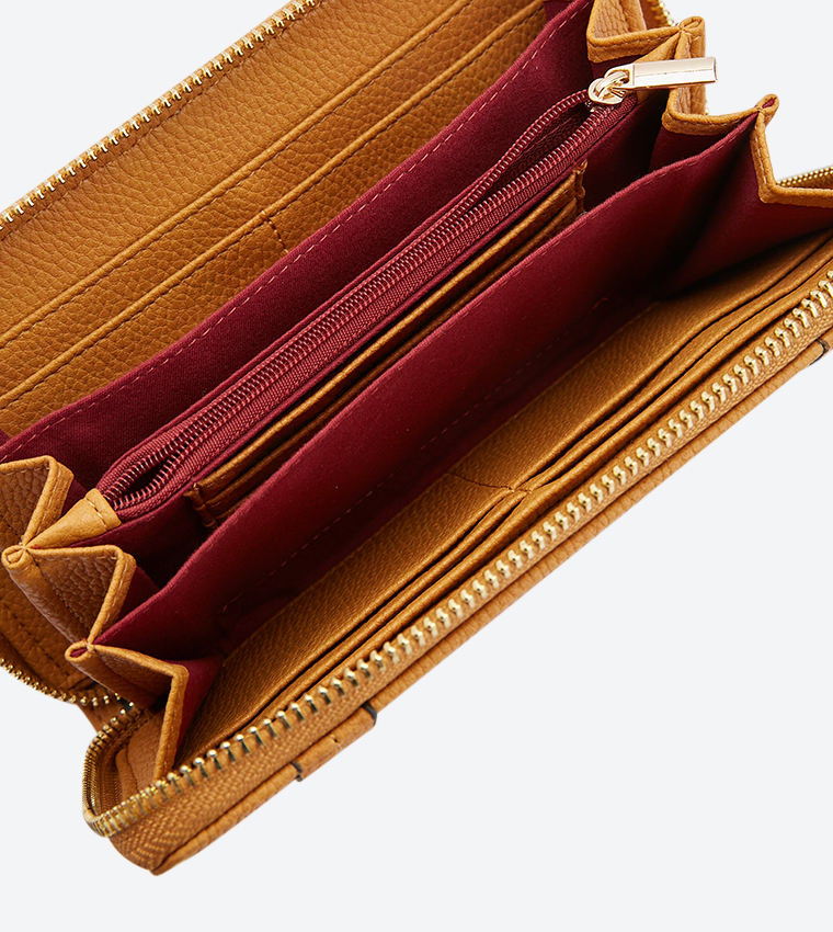 Buy Beverly Hills Polo Club Brand Logo Details June Zip Around Wallet ...