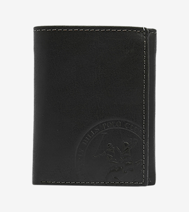 Buy Beverly Hills Polo Club Trifold Wallet Black In Black | 6thStreet ...