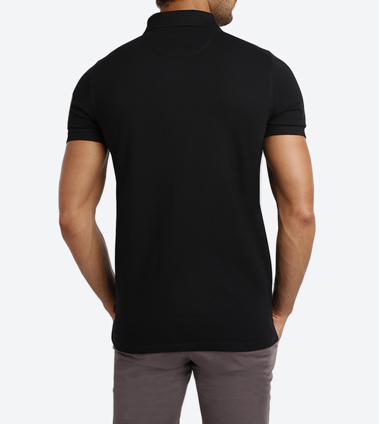 Buy Beverly Hills Polo Club 2 Button Placket Classic Collar Polo Shirt ...