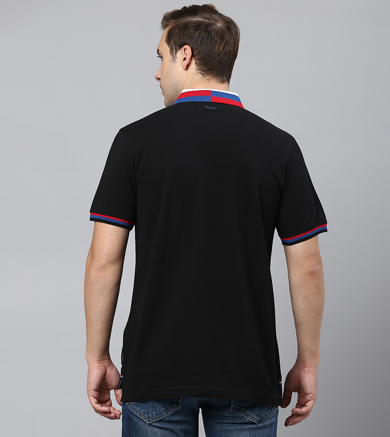 Buy Beverly Hills Polo Club Contrast Collar And Cuff Polo T Shirt In ...