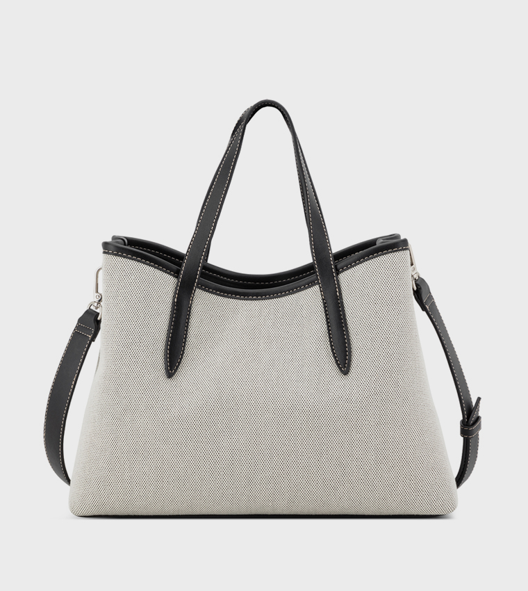 Buy Nine West Textured Satchel Bag In Grey | 6thstreet UAE
