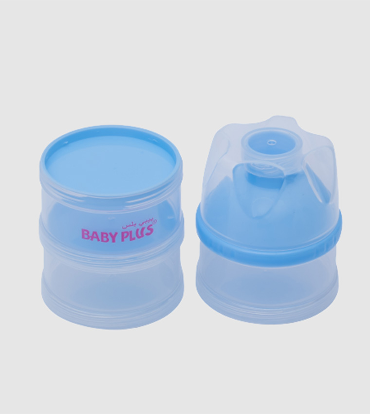 Buy Baby Plus Triple Layered Powder Milk Container In Blue | 6thStreet ...