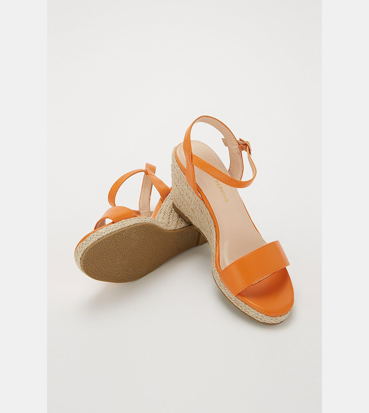 Buy Dorothy Perkins Ruby Espadrille Wedge Sandals In Orange | 6thStreet ...