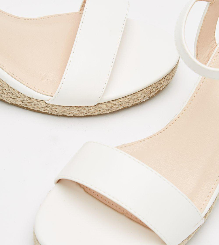 Buy Dorothy Perkins Ruby Espadrille Wedge Sandals In White | 6thStreet ...