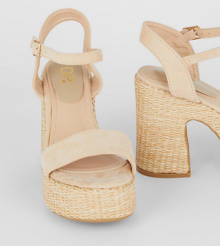 Buy Dorothy Perkins Rebel Platform Sandals In Beige | 6thStreet Saudi ...