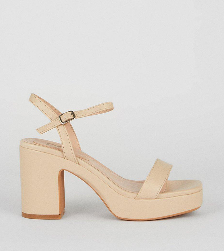 Buy Dorothy Perkins Tiffany Platform Heel Sandals In Pink | 6thStreet Qatar