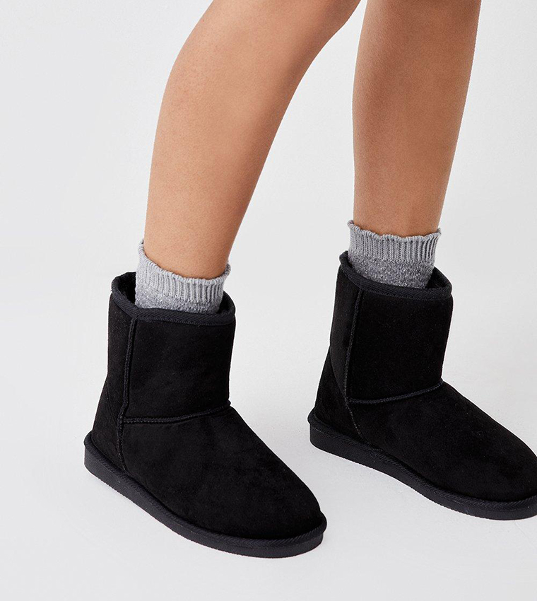 Buy Dorothy Perkins Outlet Mika Short Calf Comfort Ankle Boots In Black ...