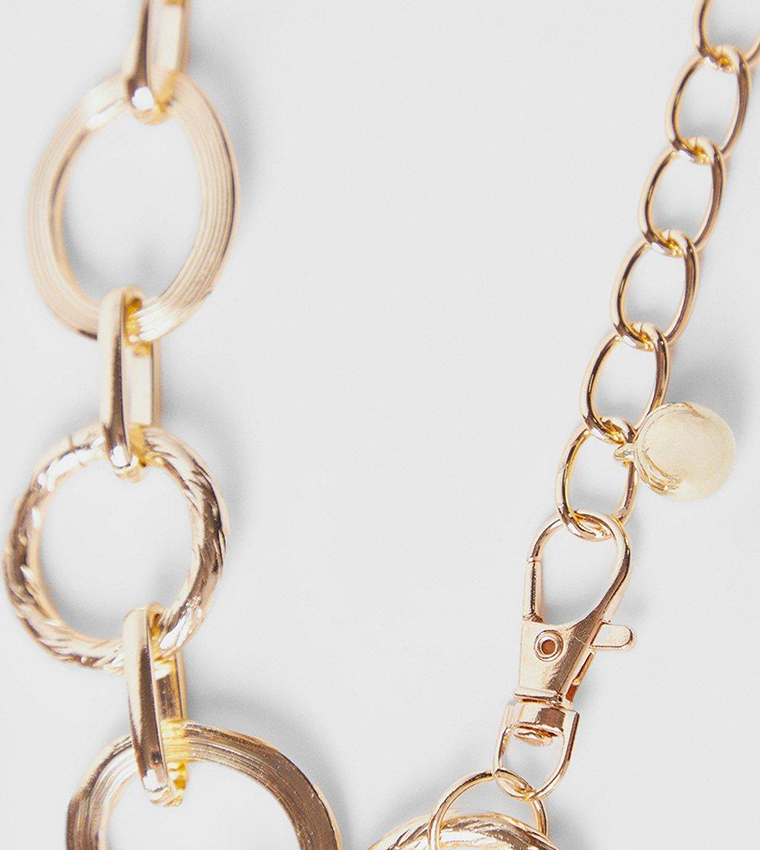 Buy Dorothy Perkins Metal Interlinked Chain Belt In Gold | 6thStreet Qatar