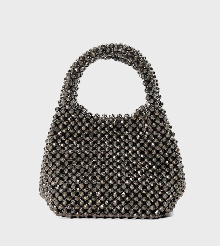Buy Dune London BRIELLA Beaded Mini Bag In Black | 6thStreet Qatar