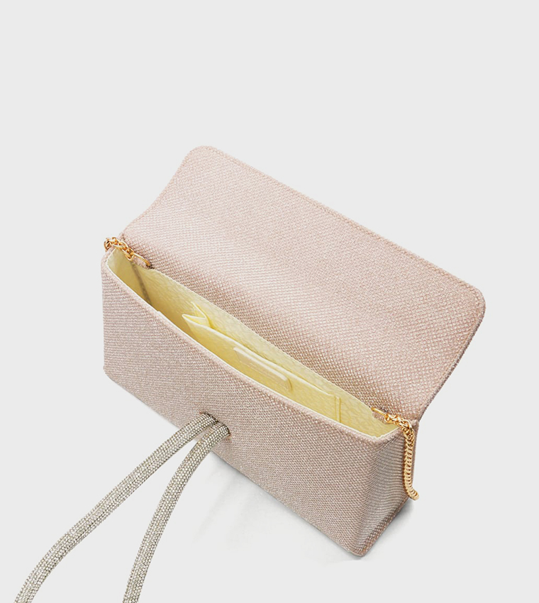 Buy Dune London BRYNIE Embellished Clutch In Pink | 6thStreet Qatar