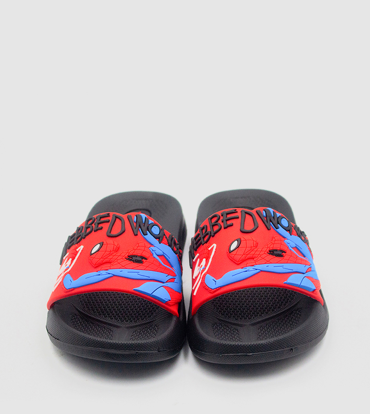 Buy Spiderman Spiderman Boys Slides In Red | 6thStreet Kuwait