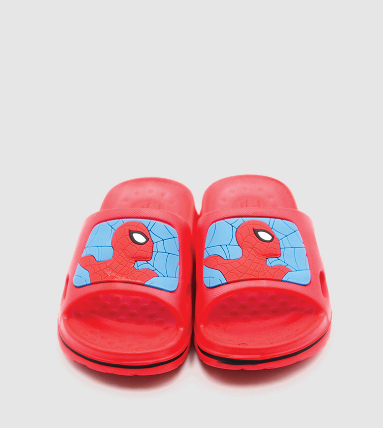 Buy Spiderman Spiderman Boys Slides In Red | 6thStreet UAE