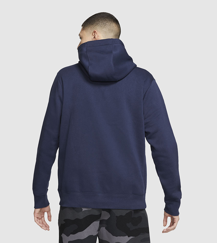 Buy Nike M Nsw Club Hoodie Po Bb In Blue 6thstreet Oman