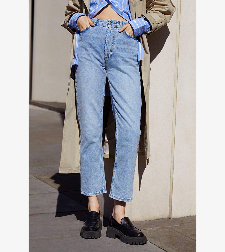 Buy Warehouse 94S Denim Authentic Straight Fit Jeans In Blue ...