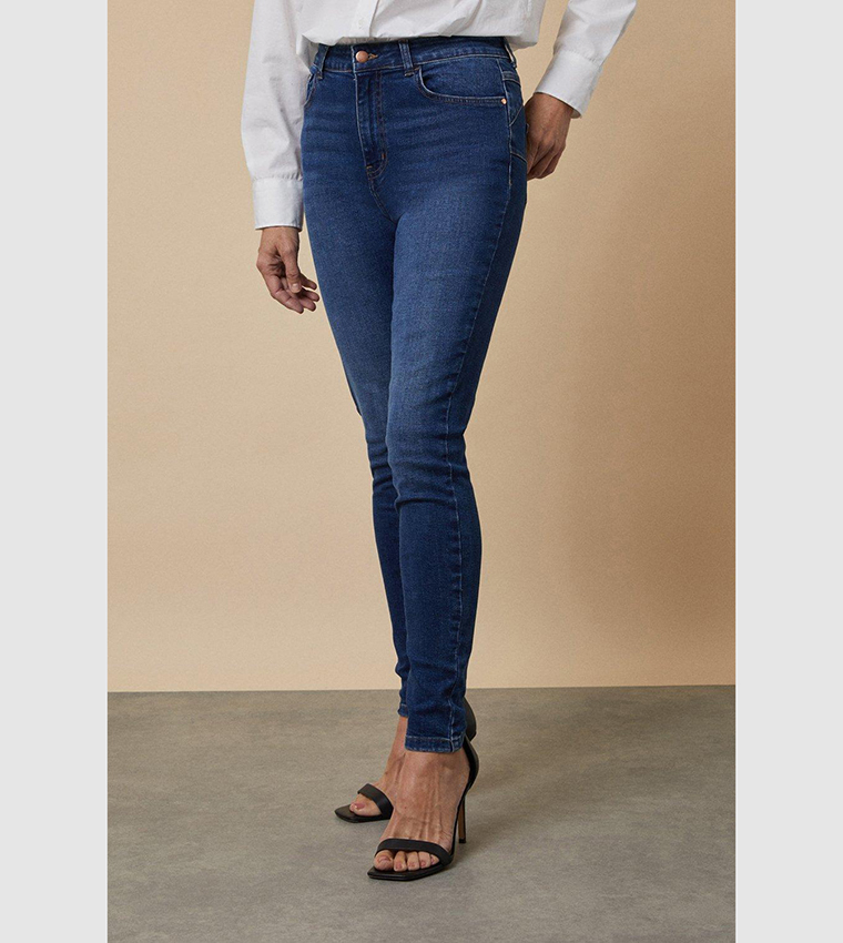 Buy Wallis Ellie Skinny Fit Jeans In Blue | 6thStreet Saudi Arabia