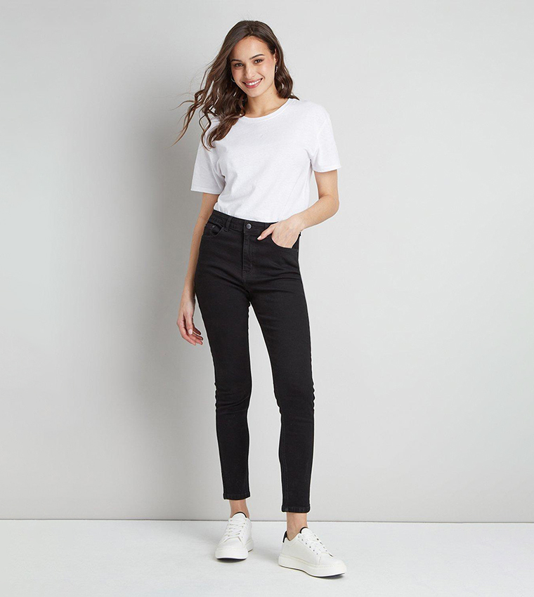 Buy Wallis Tall Ellie Skinny Fit Jeans In Black | 6thStreet Saudi Arabia
