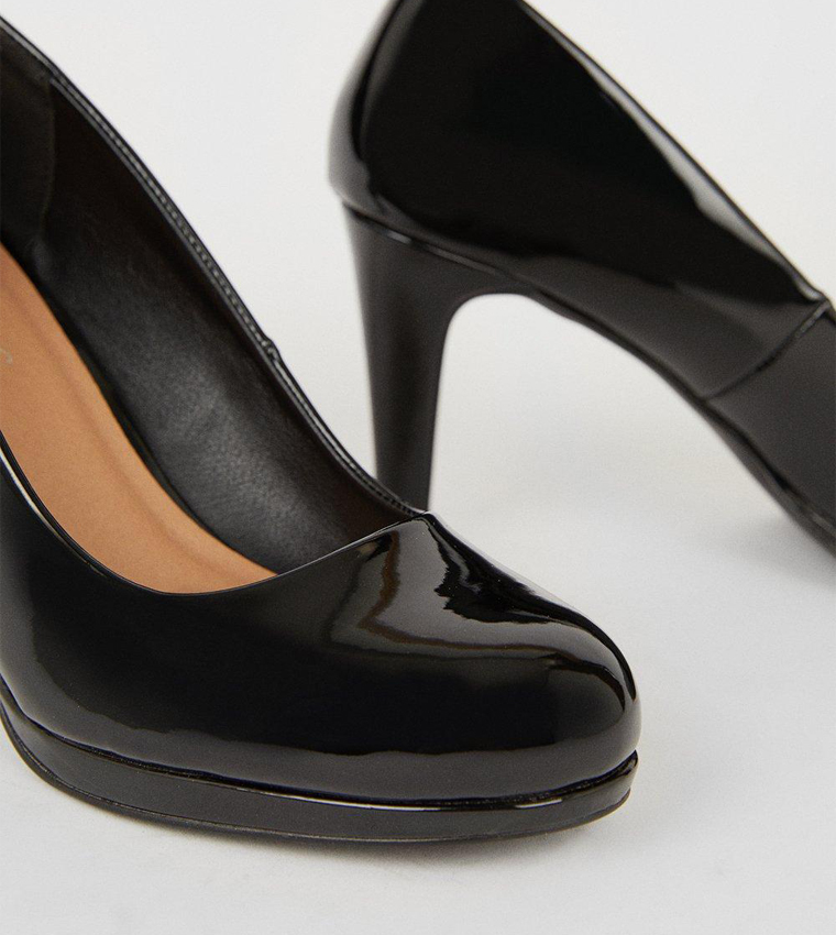 Buy Wallis Donna Platform High Heel Plain Comfort Pumps In Black ...