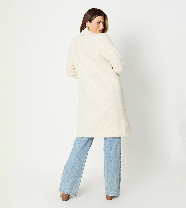 Buy Wallis Jacquard Knit Coatigan In Beige | 6thStreet UAE