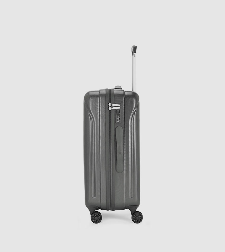 Buy CARLTON Diesel Hard Shell Spinner Trolley Bag 55cm In Dark Grey ...