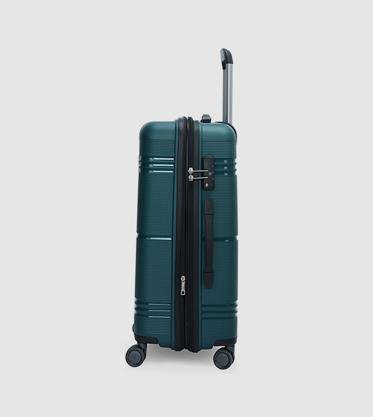 Buy CARLTON Focus Hard Shell Spinner Trolley Bag 56cm In Turquoise ...