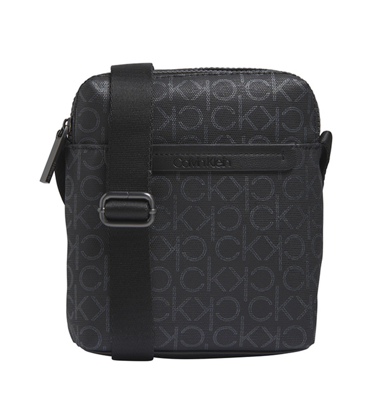 Buy Calvin Klein Ck Mono Mini Reporter Crossovers Black Mono In Black ...