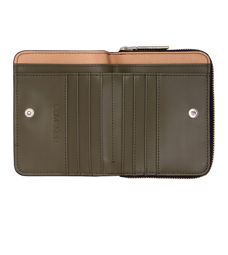 Buy Calvin Klein Ck Task Med Wallet W/Flap Wallets Dark Sand In Brown ...