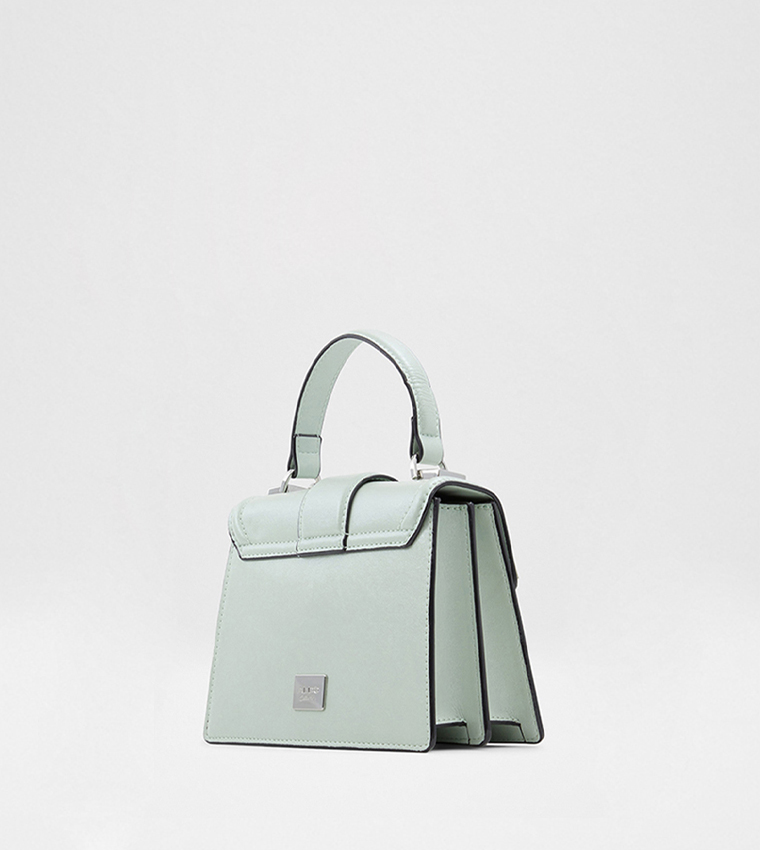 Buy Aldo Calaver Satchel Bag In Green | 6thStreet Bahrain