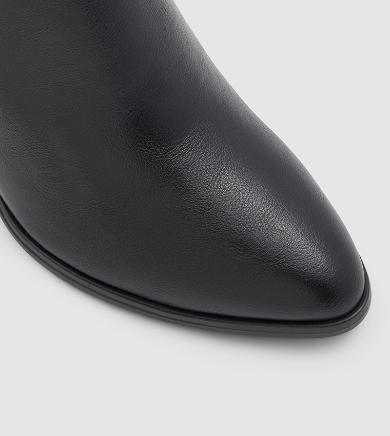 Buy Call It Spring Catalina High Heel Pointed Block Boots In Black ...