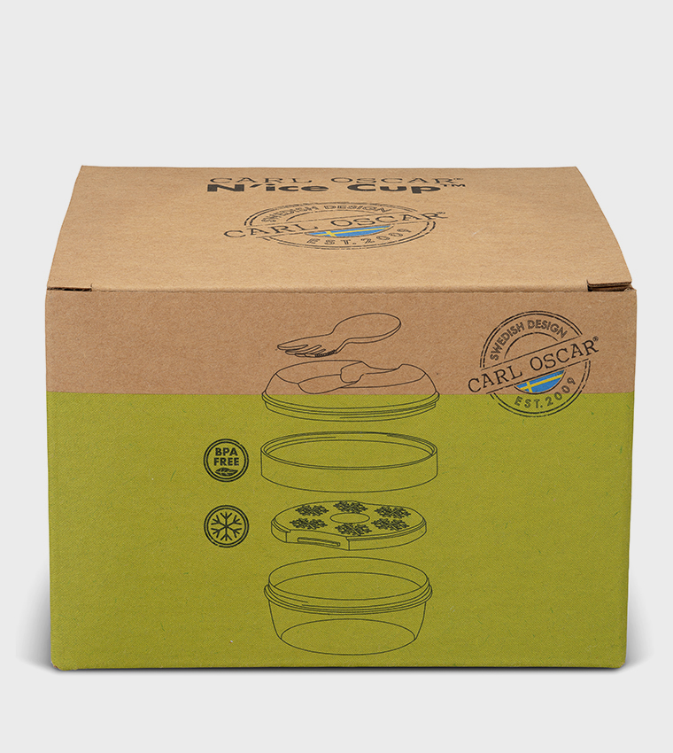 Buy Carl Oscar SWEDEN N'ice Cup, Snack Box With Cooling Disc In Green ...