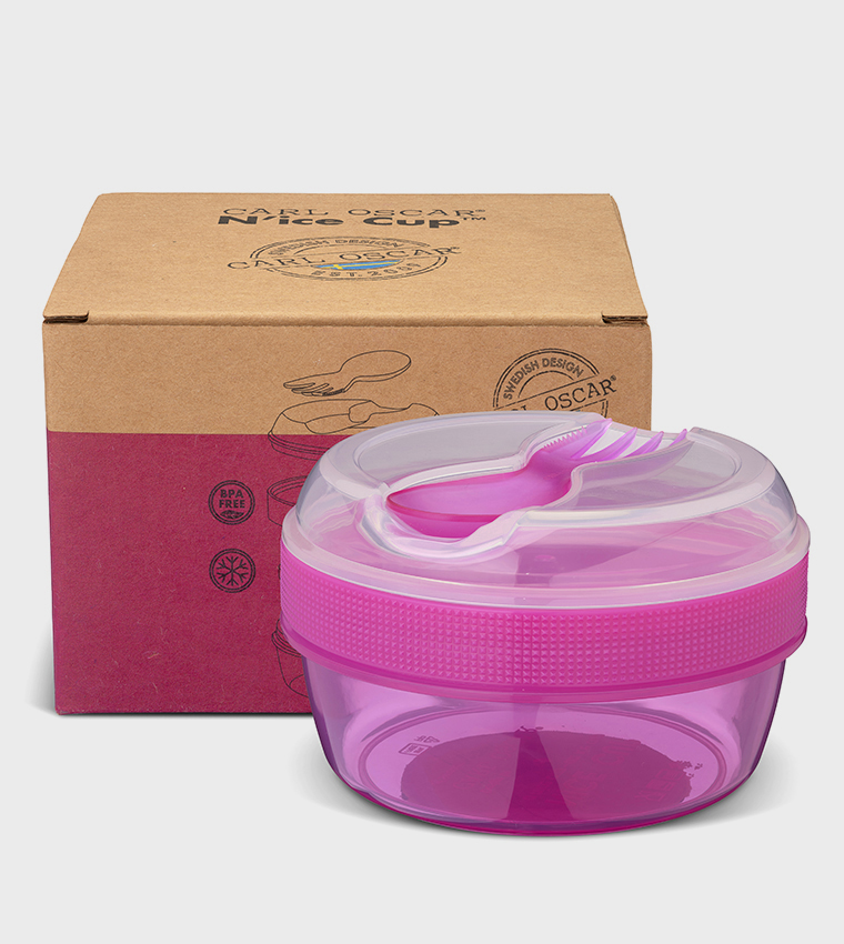 Buy Carl Oscar SWEDEN N'ice Cup, Snack Box With Cooling Disc In Purple ...