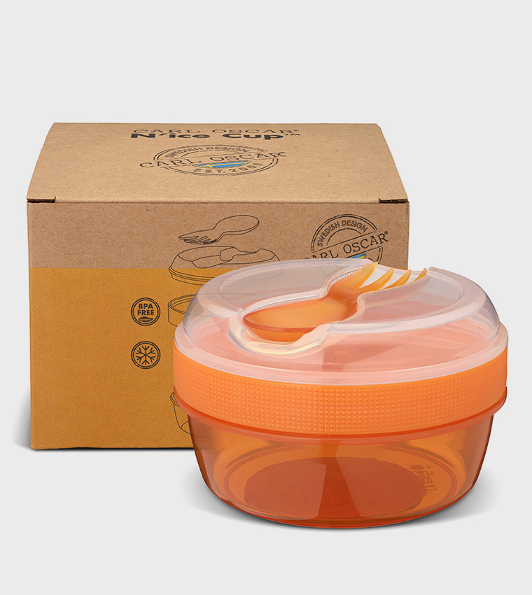 Buy Carl Oscar SWEDEN N'ice Cup, Snack Box With Cooling Disc In Orange ...