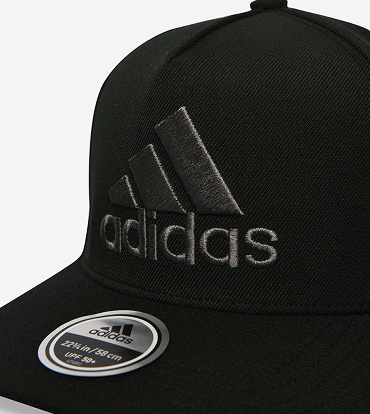 Buy Adidas H90 Logo Embroidered Cap Black CF4869 In Black | 6thStreet ...