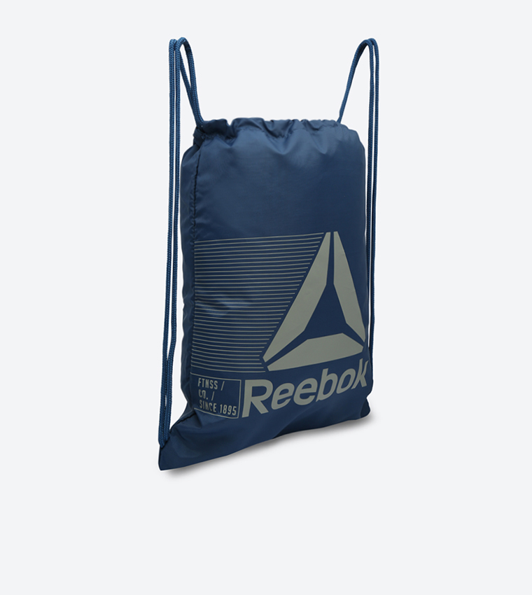 Buy Reebok Drawstring Closure Gymsack Blue In Blue | 6thStreet Bahrain
