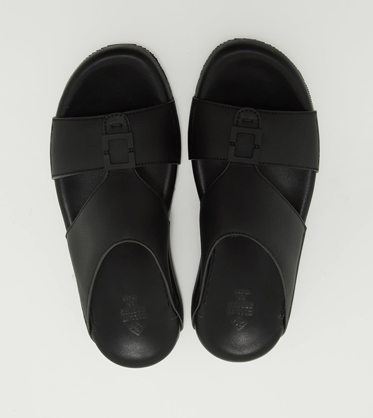 Buy Call It Spring Open Toe Arabic Sandals In Black | 6thStreet Oman